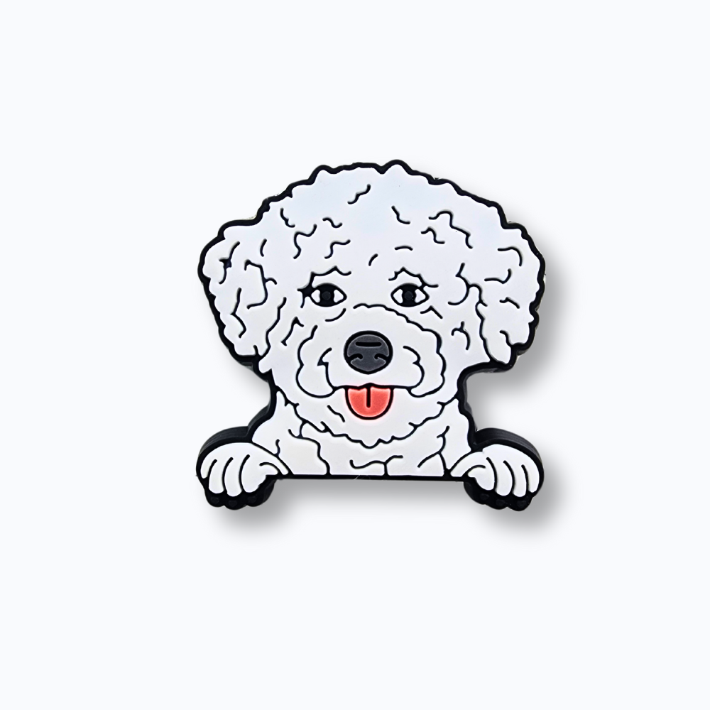 Bichon Charm || The Ugly Socks