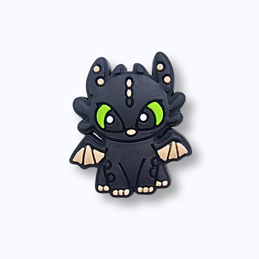 Night Fury Charm || The Ugly Socks