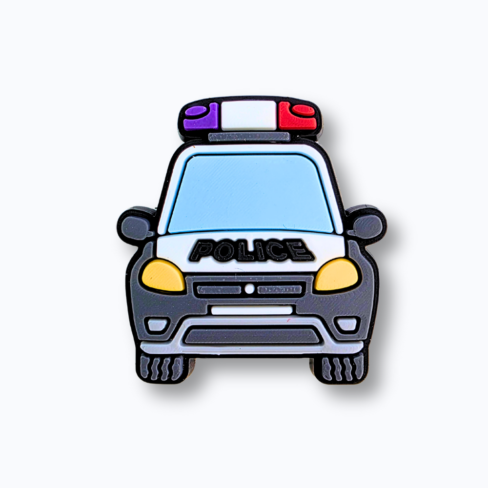Police Car Charm || The Ugly Socks