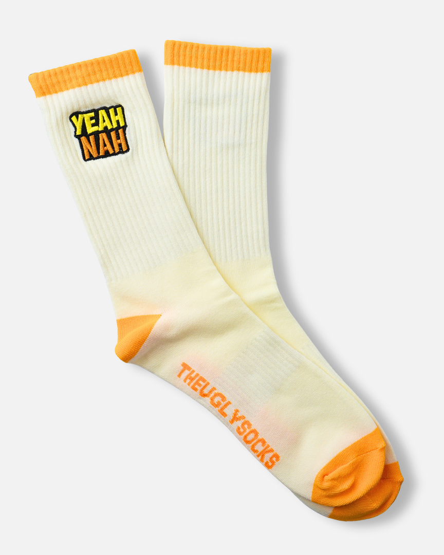 Yeah Nah Sport Socks || The Ugly Socks